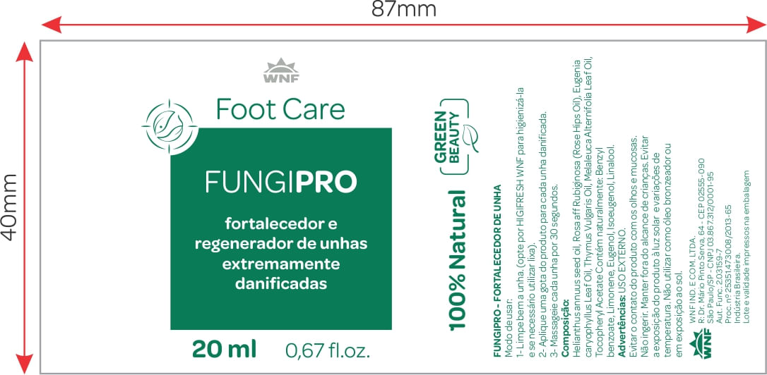 Foot Care Fungipro - 20ml